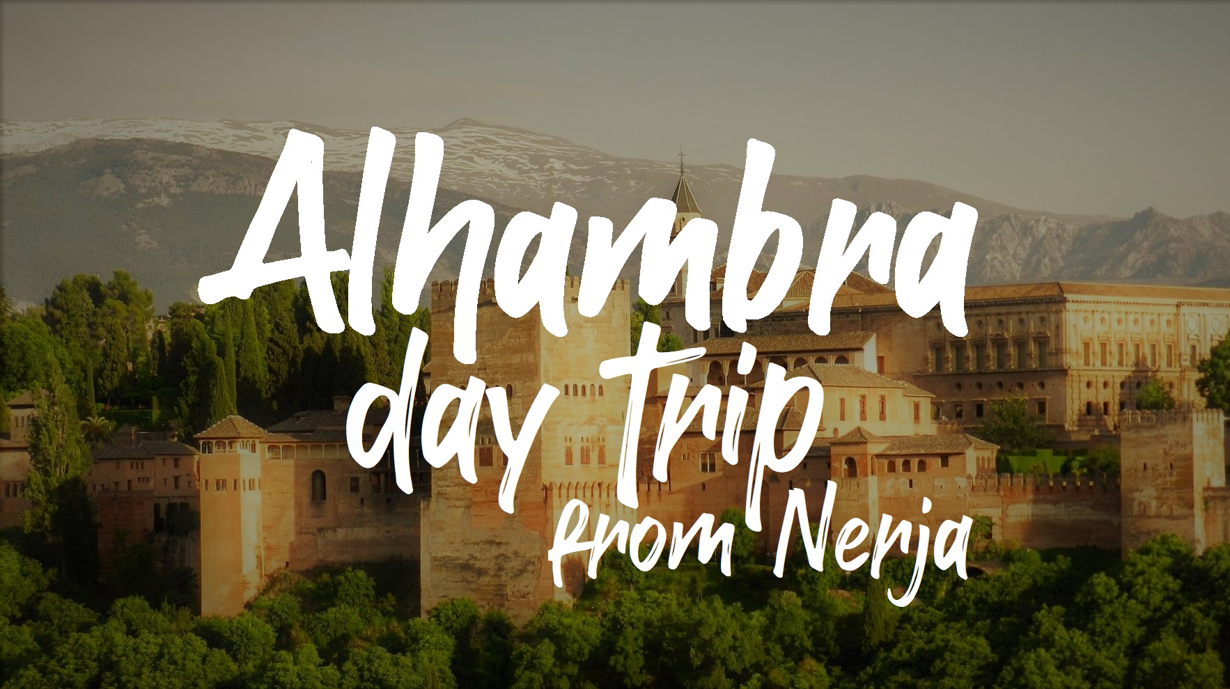 👩‍ ️ Alhambra day trip from Nerja ⭐