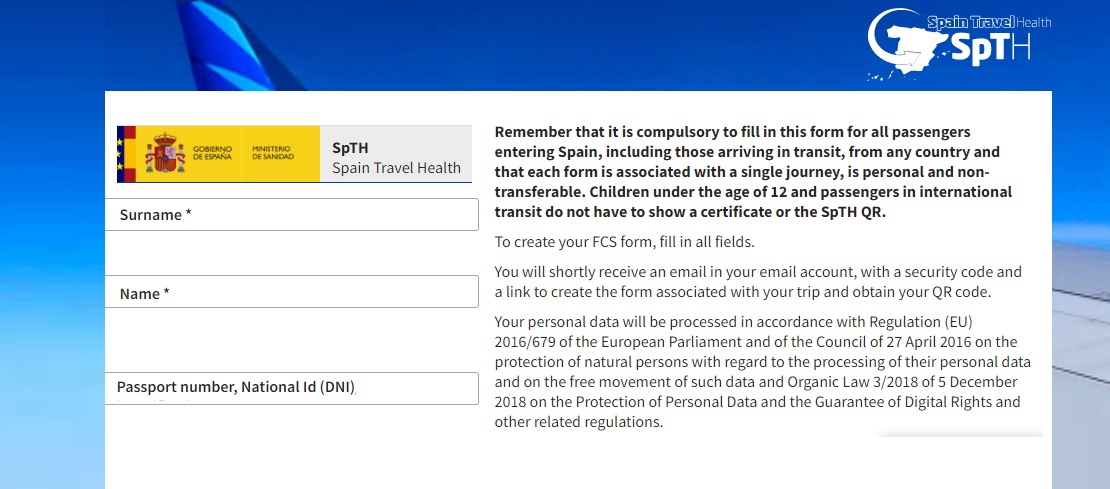 📋 Do I still need to complete the spth form to enter Spain? very confused