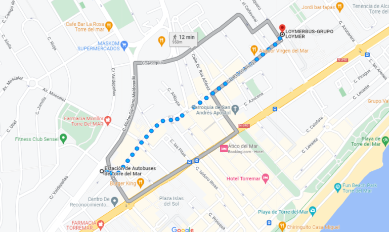 📢 Bus service to Competa from Nerja – TIMETABLE & Tickets - Nerja Lovers